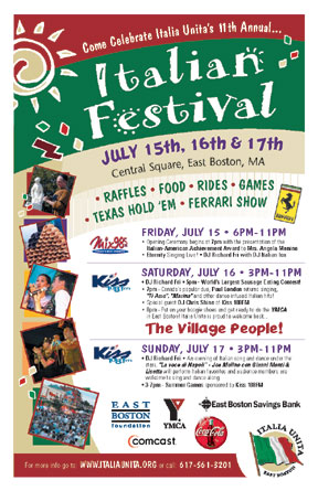 East Boston OnLine: 6th Annual Italia Unita Feast in Central Sq.